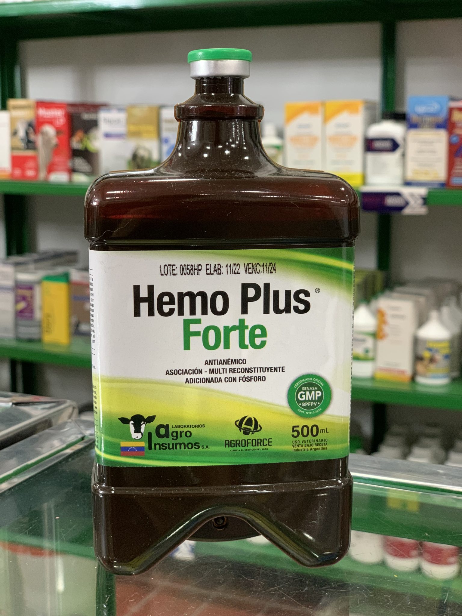 HEMO PLUS FORTE X 500 ML. – Proseagro