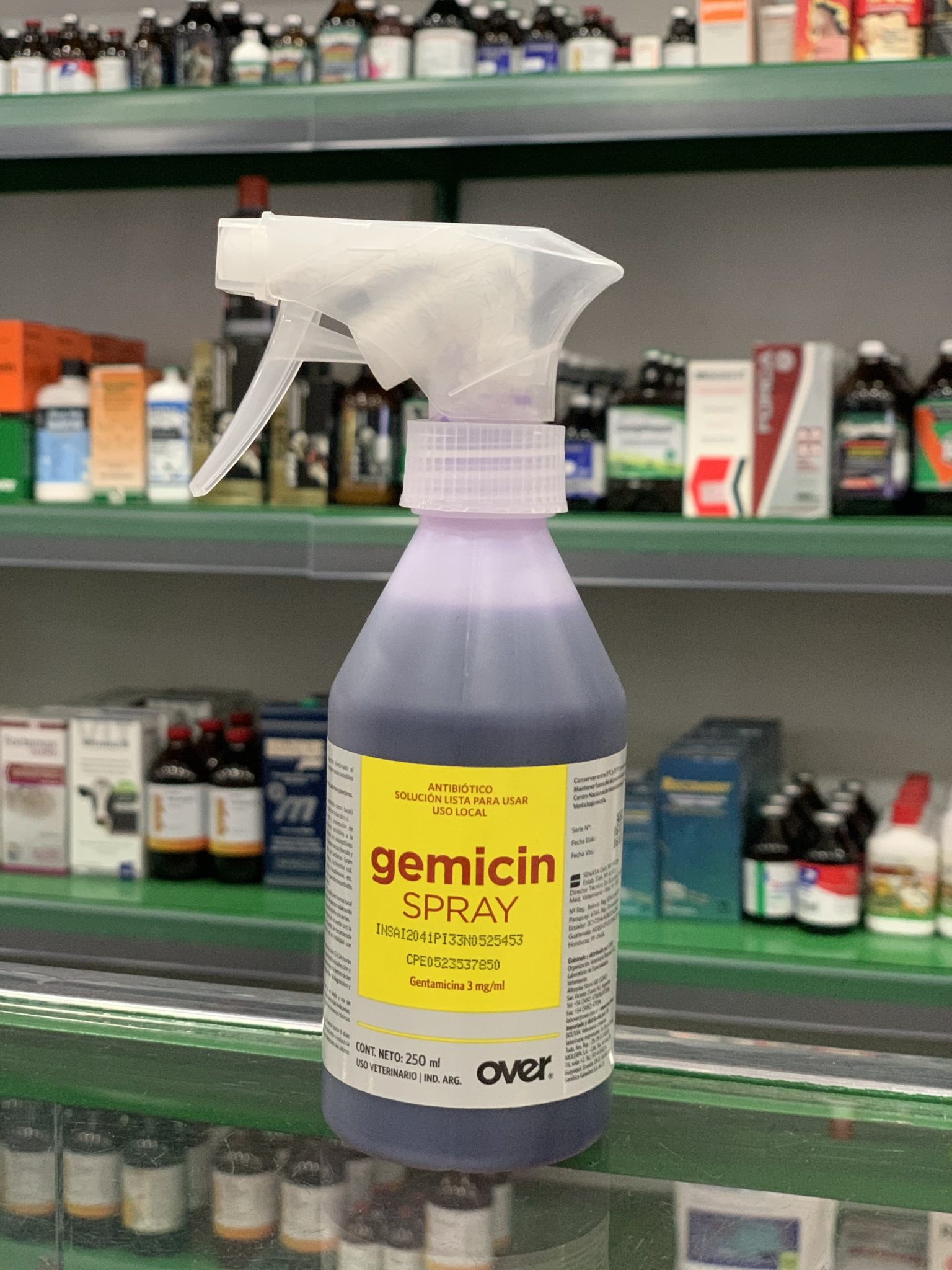 GEMICIN GENTAMICINA SPRAY X 250 ML – Proseagro