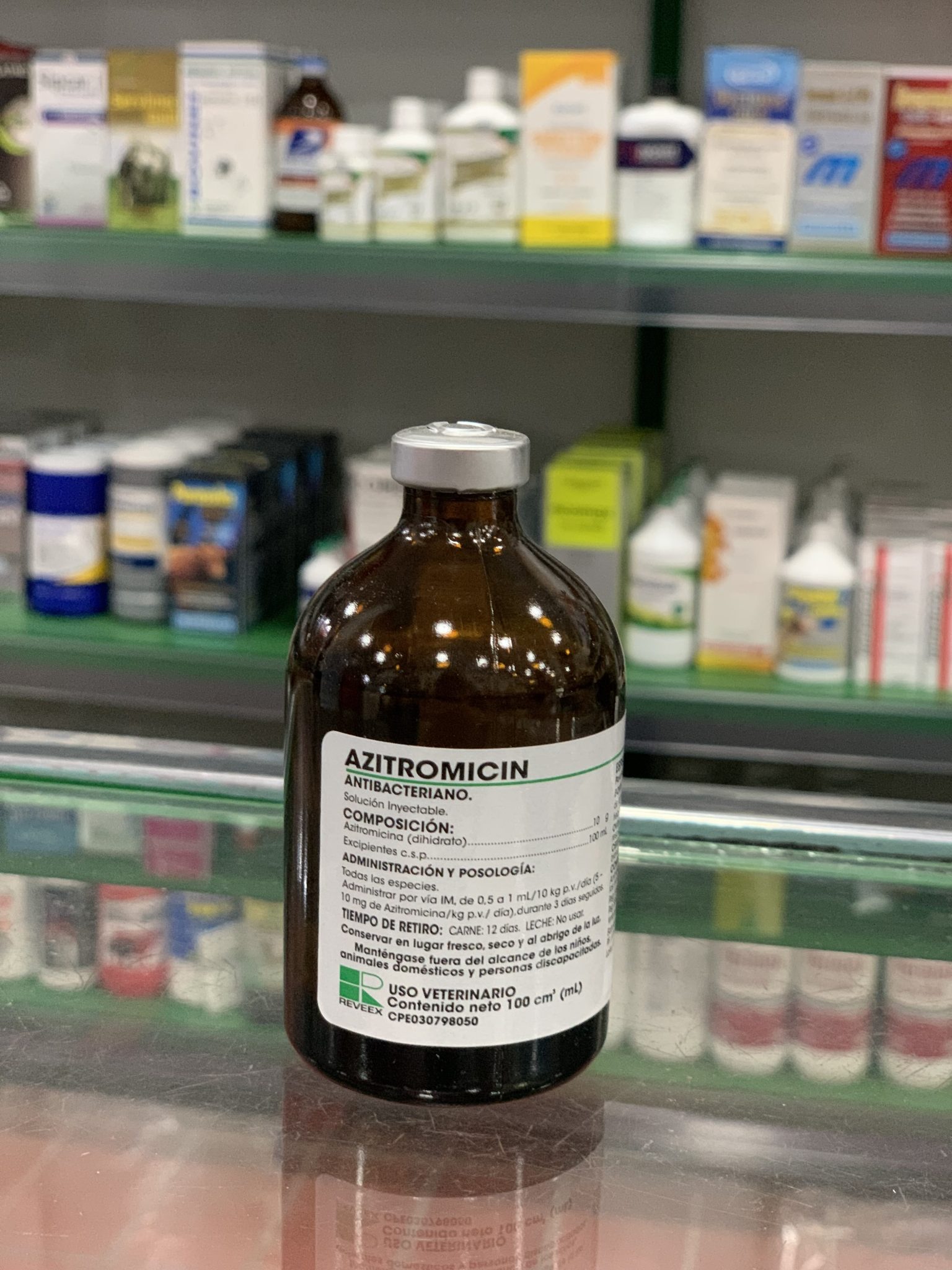 AZITROMICIN INYECTABLE X 100 ML. REVEEX. – Proseagro