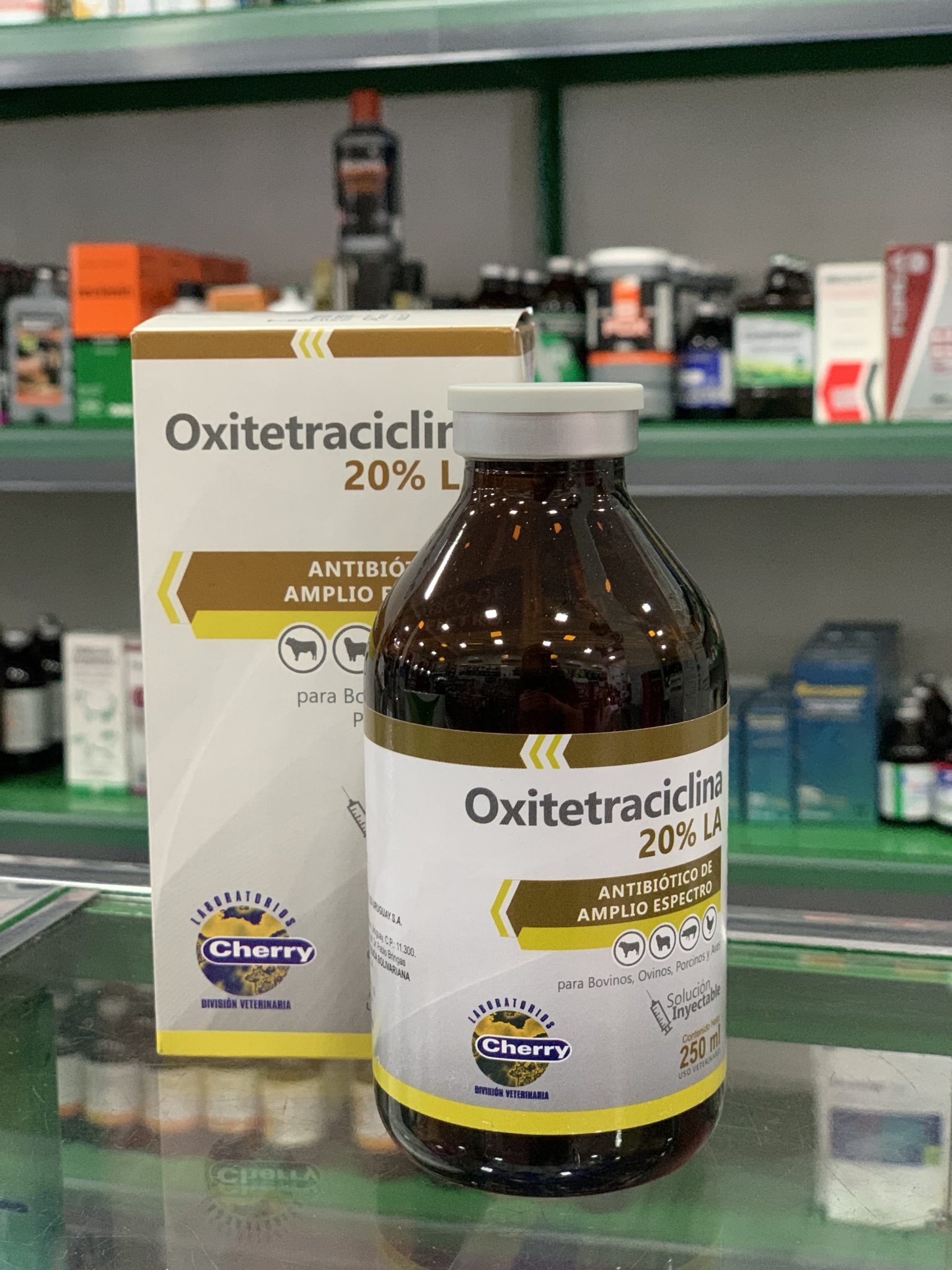 OXITETRACICLINA LA 20% CHERRY X 250 ML. – Proseagro