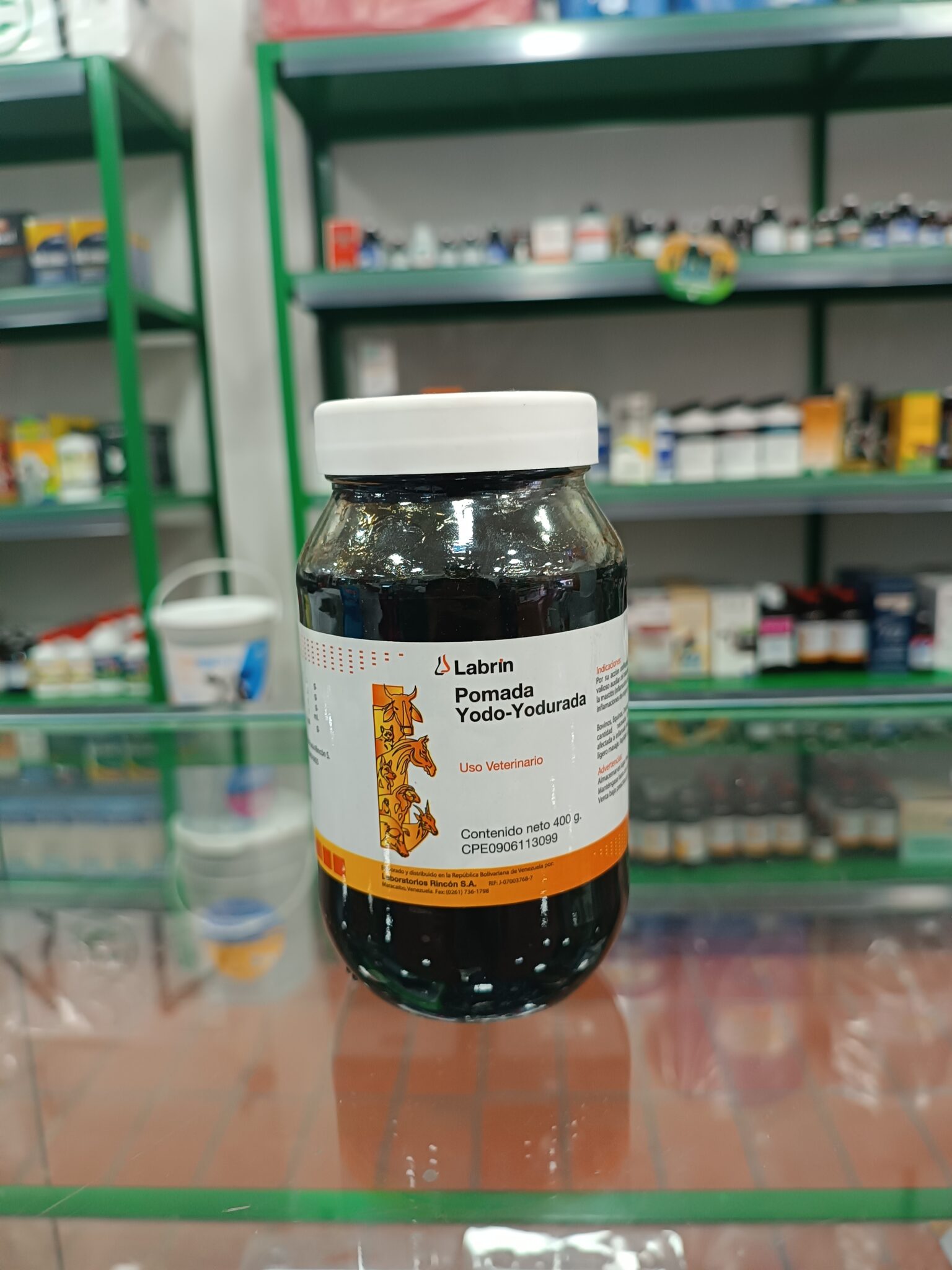 POMADA IODO/ IODURADA X 400 GRS. – Proseagro