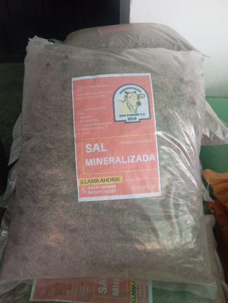 SAL MINERALIZADA GANADO CEBA X 20 KG – Proseagro